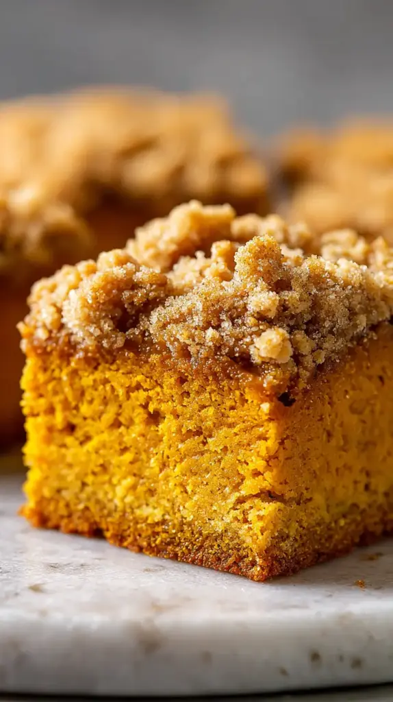 Pumpkin Coffee Cake with Crumb Topping | Simple Tasty Recipes
