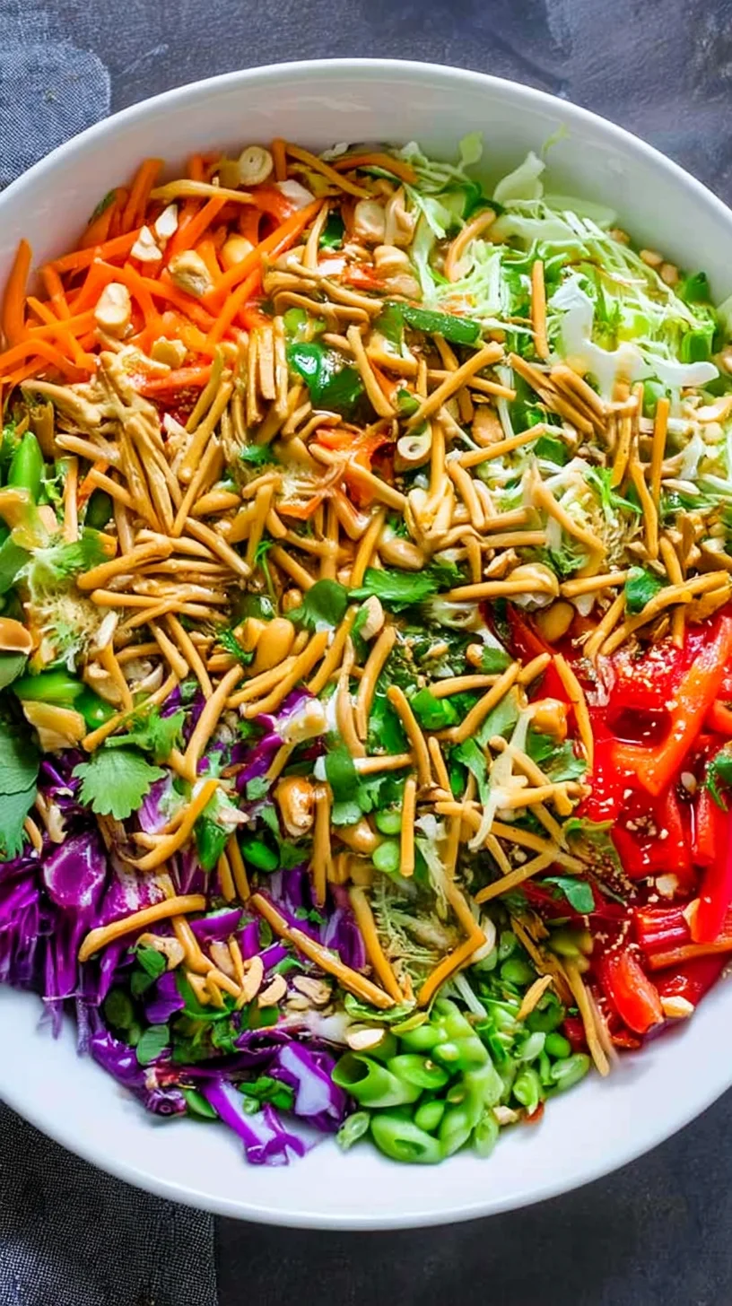 Asian Chopped Salad Recipe | Simple Tasty Recipes