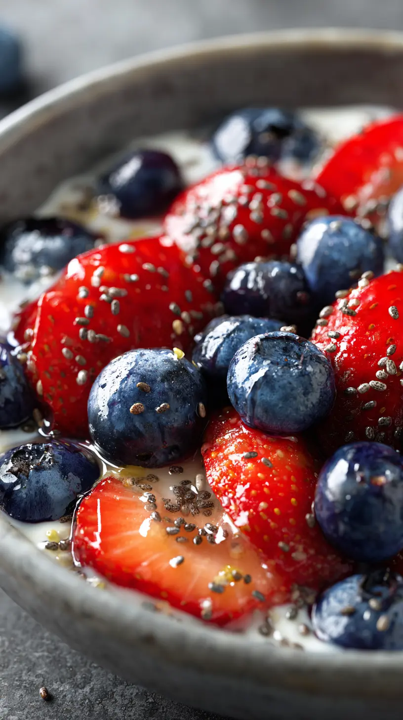 Easy High Protein Yogurt Bowl with Summer Berries