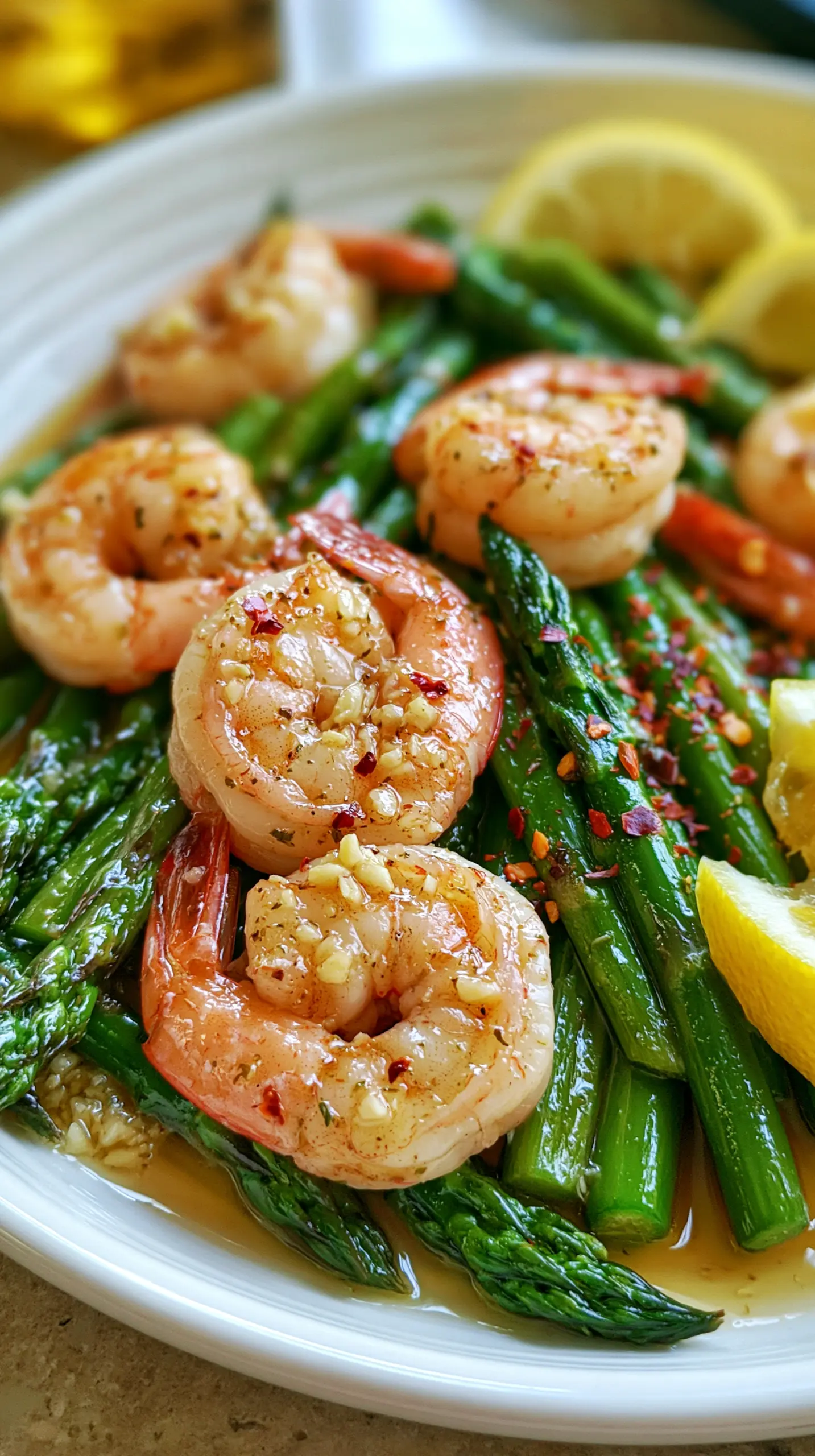 15 Minute Garlic Butter Shrimp and Asparagus Recipe