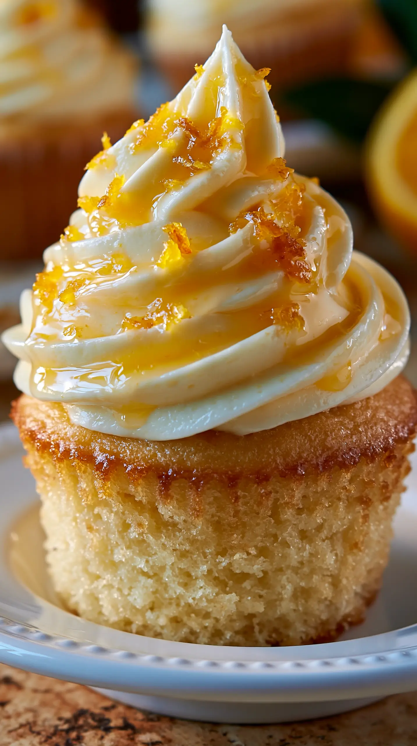 Delicious Orange Cream Cupcakes Recipe | Moist & Zesty