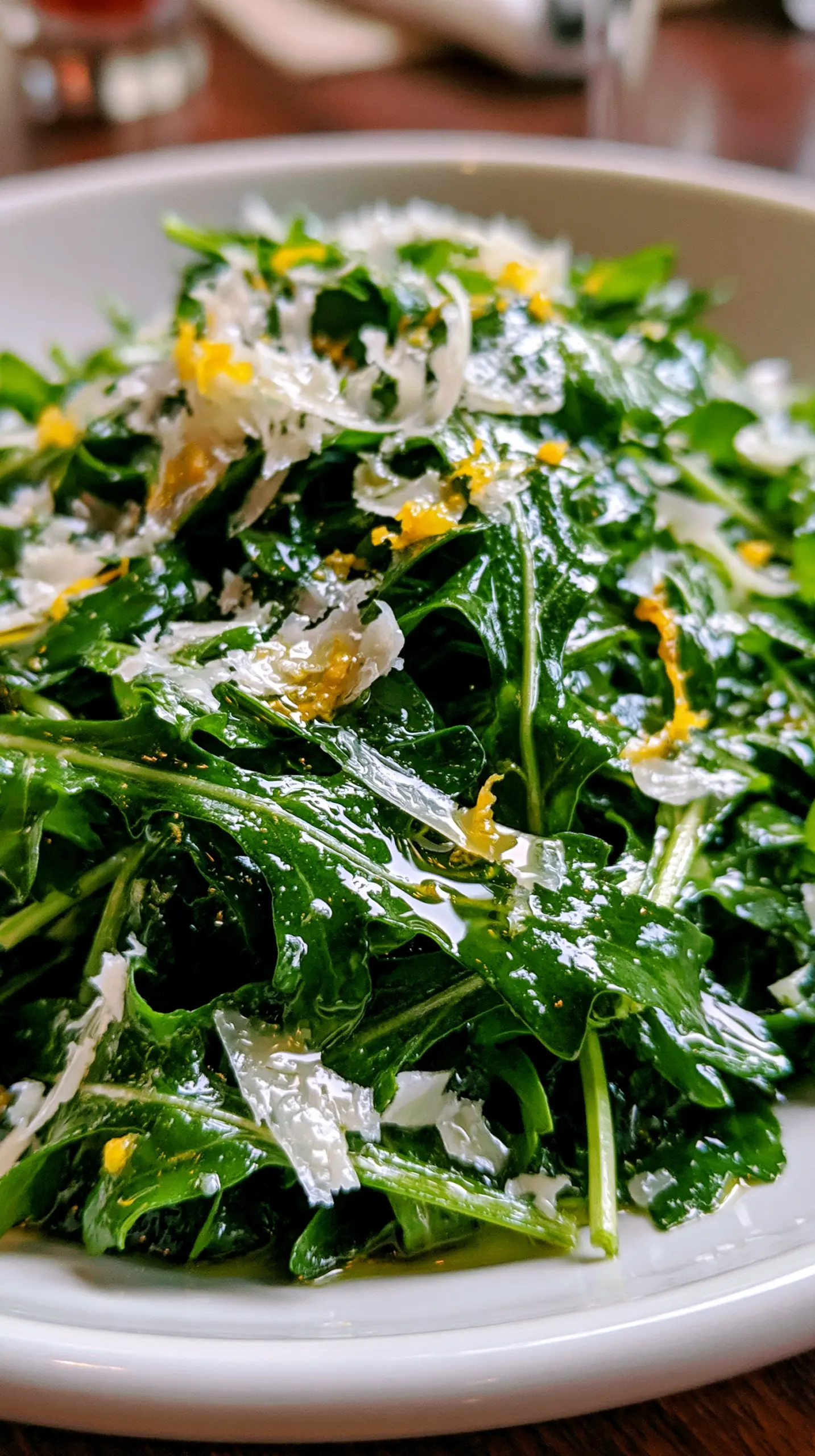 Easy Lemon Parmesan Arugula Salad | 5-Minute Side Dish